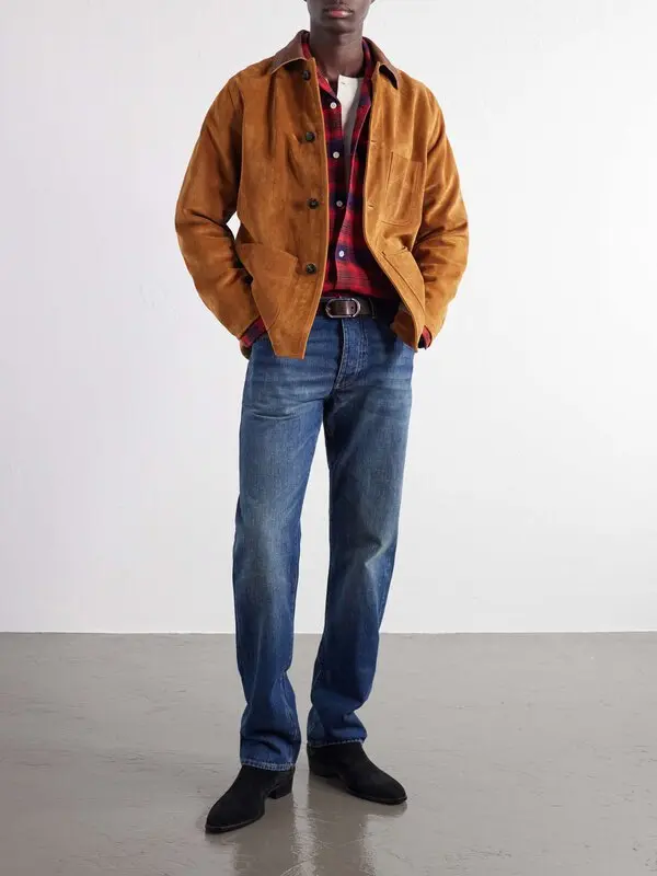 FORTELA Baker Camp-collar Checked Cotton Shirt