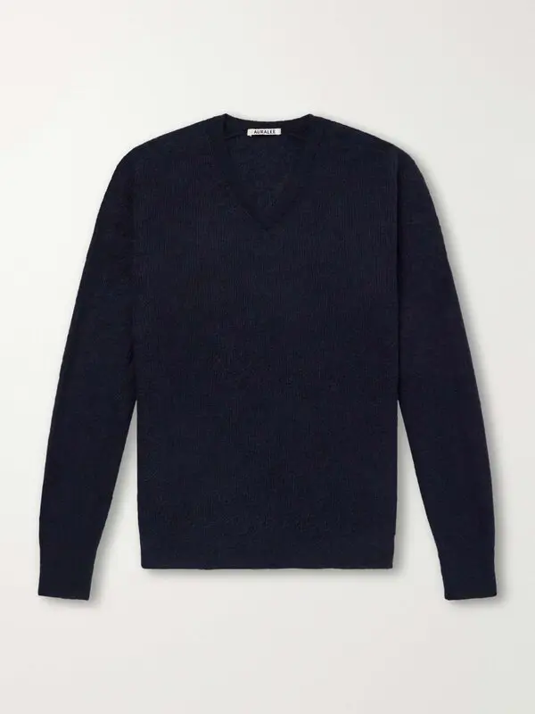 Auralee Alpaca-blend Sweater