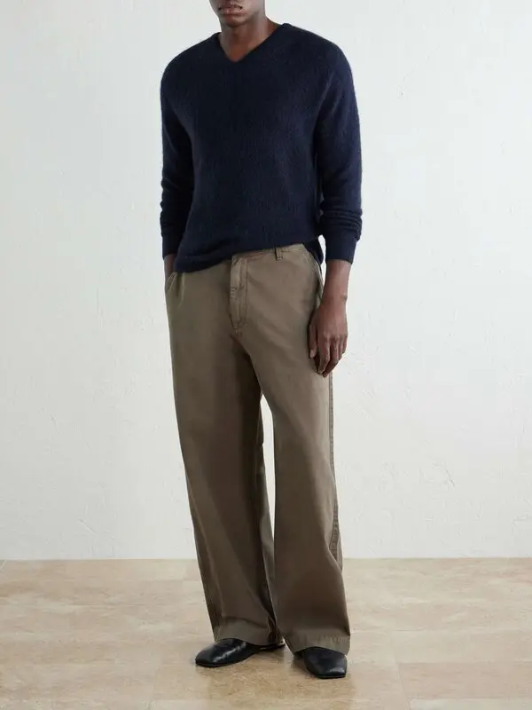 Auralee Alpaca-blend Sweater