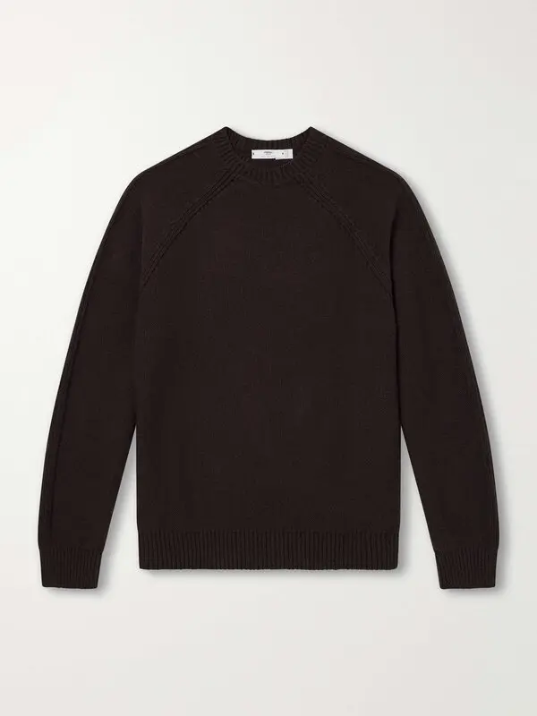 Inis Meáin Wool Sweater - Brown