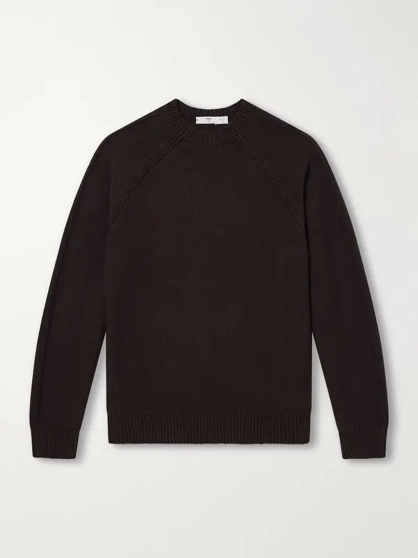 Inis Meáin Wool Sweater - Brown