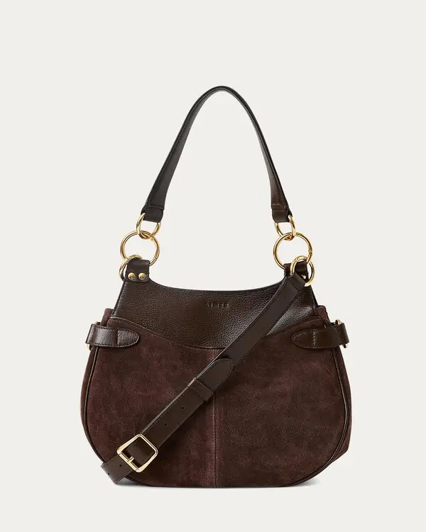 AIMEE Dash Convertible Crossbody - Fudge Suede