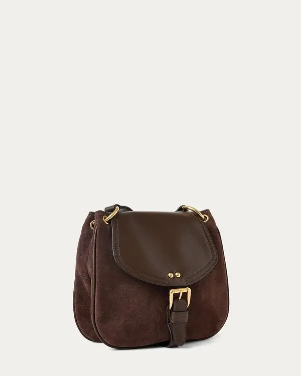 AIMEE Dash Mini Crossbody - Fudge Suede