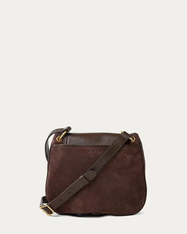 AIMEE Dash Mini Crossbody - Fudge Suede