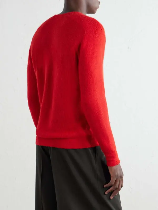 Auralee Alpaca-blend Sweater