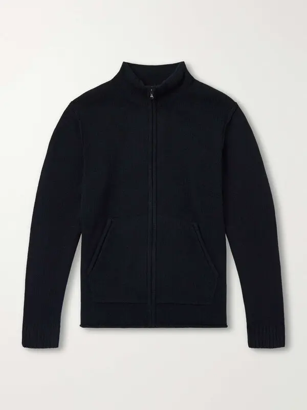 JAMES PERSE Cashmere Zip-up Cardigan