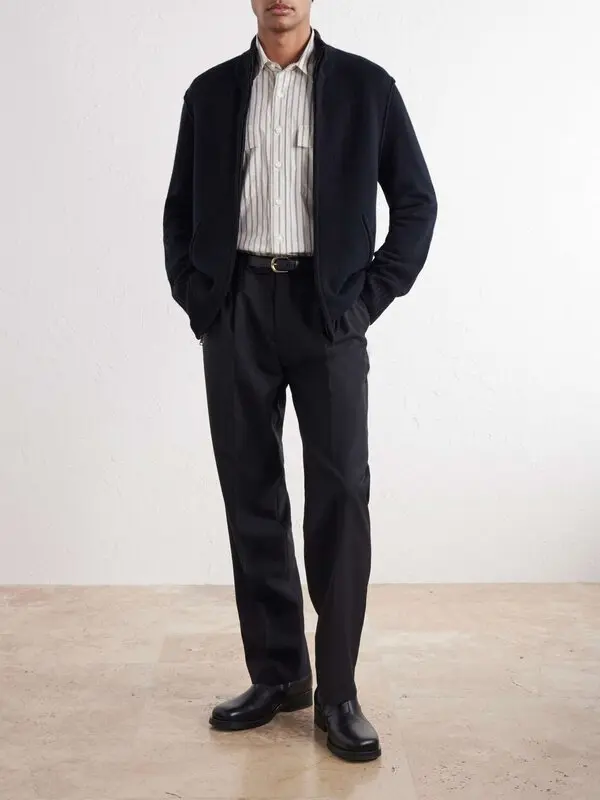 JAMES PERSE Cashmere Zip-up Cardigan