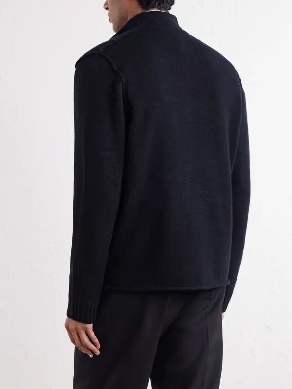 JAMES PERSE Cashmere Zip-up Cardigan