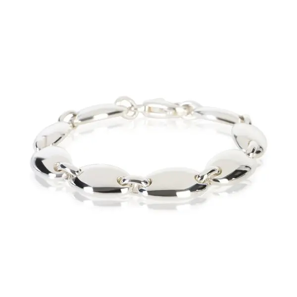 Tiffany & Co. Sterling Silver Vintage Pebble Link Bracelet
