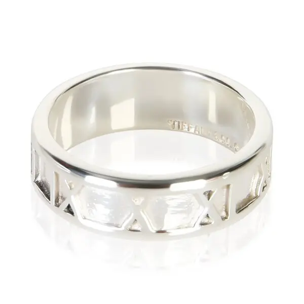 Tiffany & Co. Sterling Silver Atlas Ring - Sterling_silver