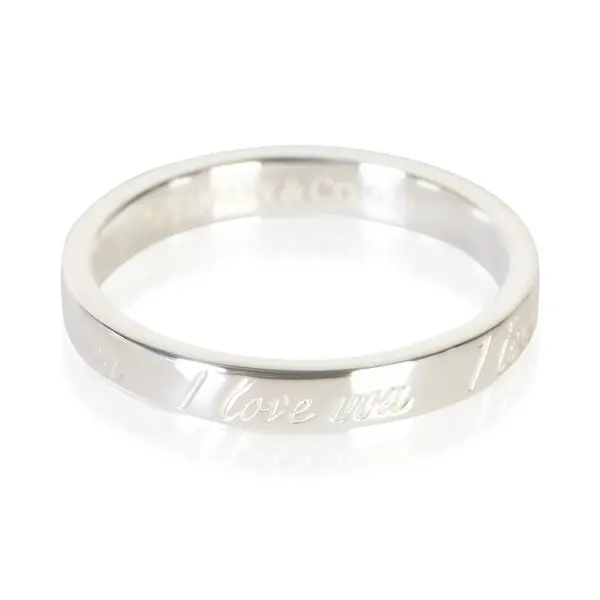Tiffany & Co. Sterling Silver Notes I Love You Band - Sterling_silver