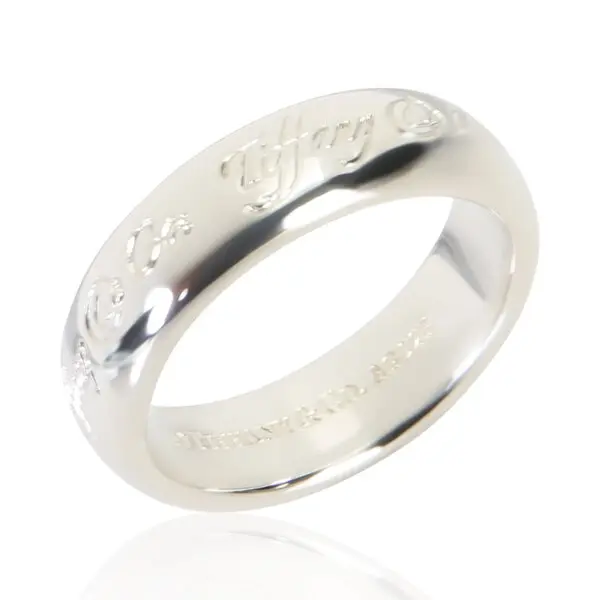 Tiffany & Co. Sterling Silver Notes Ring