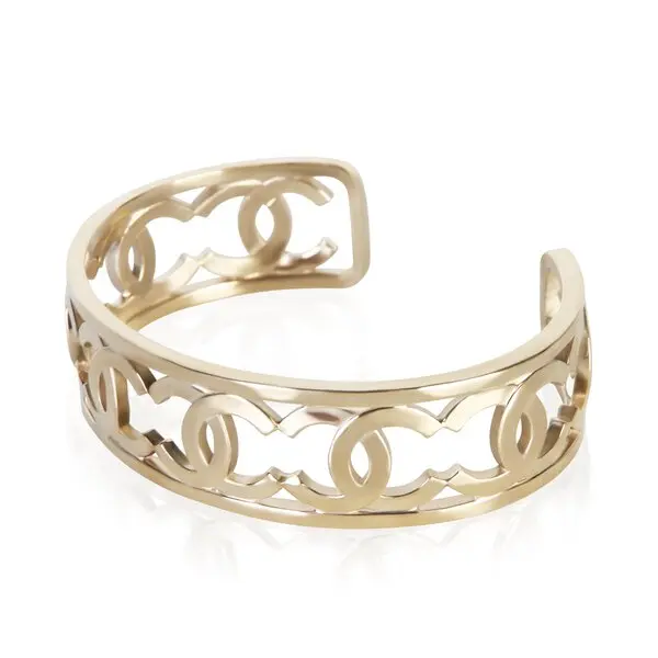 Chanel Gold-plated 2019 Cc Cuff Bracelet