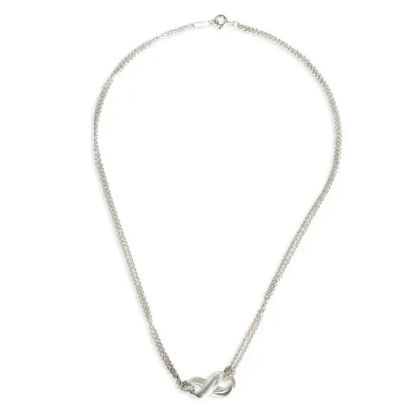 Tiffany & Co. Sterling Silver Infinity Necklace
