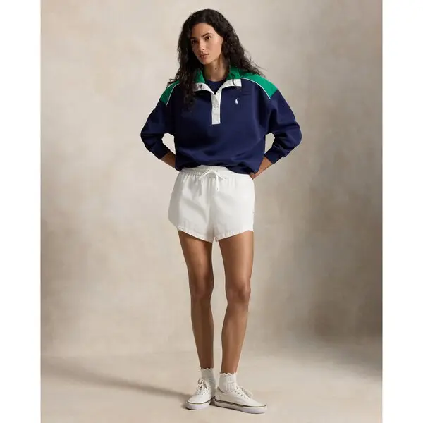 Ralph Lauren Us Open Double-knit Paneled Pullover