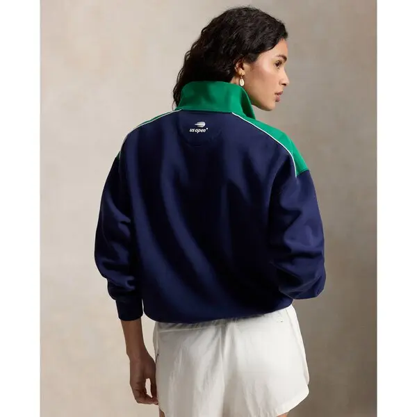 Ralph Lauren Us Open Double-knit Paneled Pullover