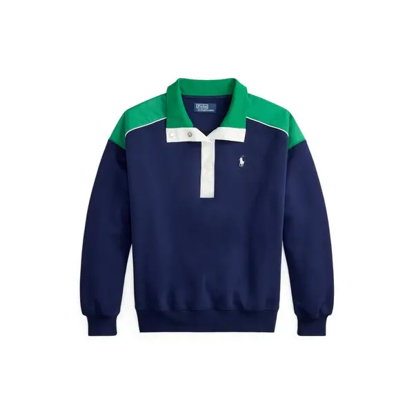 Ralph Lauren Us Open Double-knit Paneled Pullover