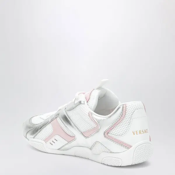 Versace Galaxia Mesh And Leather Sneakers - Multicolor