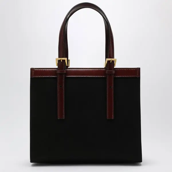 Versace Rivière Mini Canvas Shopper Bag