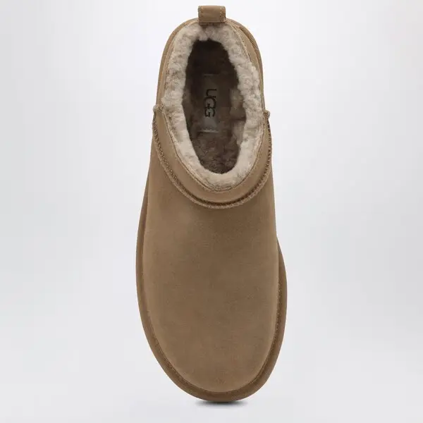 UGG Classic Ultra Mini Dark Sheepskin Boots