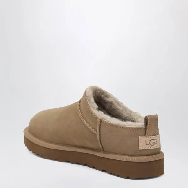 UGG Classic Ultra Mini Dark Sheepskin Boots