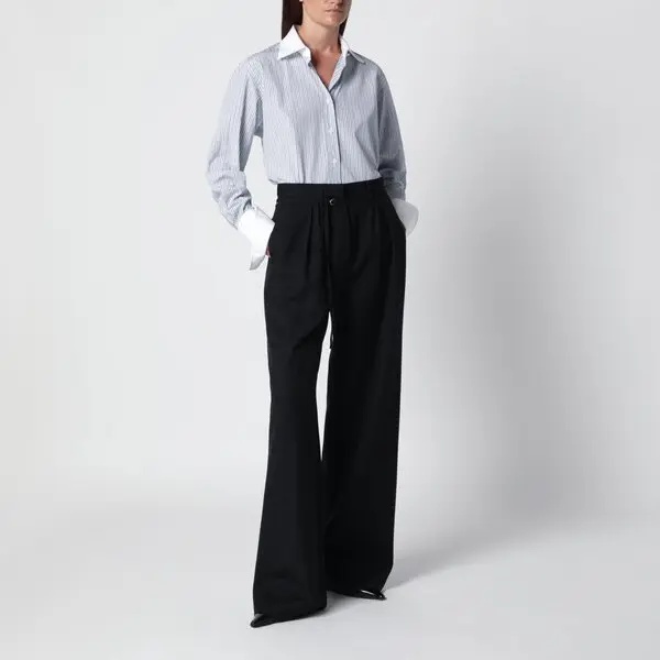 Dries Van Noten Pleated Wool Trousers