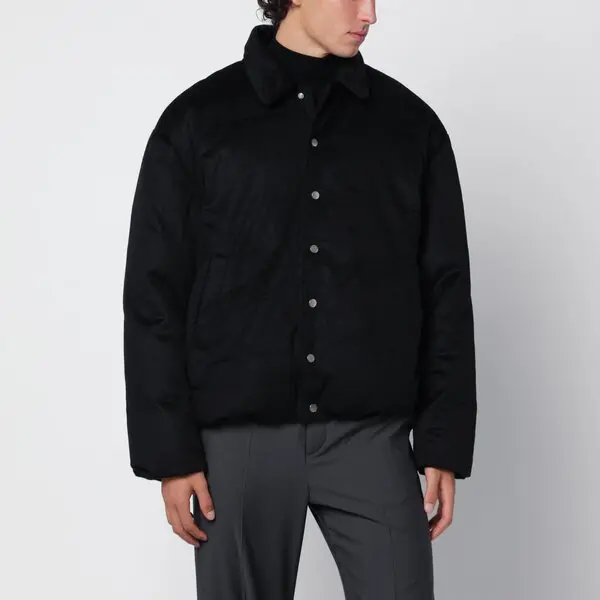 Soft Goat Wool And Cashmere Down Jacket