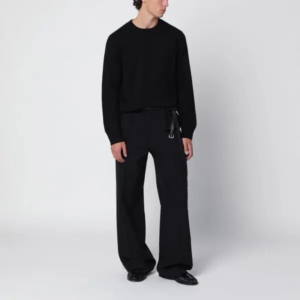 Soft Goat Cashmere Crew-neck Sweater