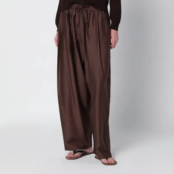 CORDERA Maxi Trousers In Lyocell Blend
