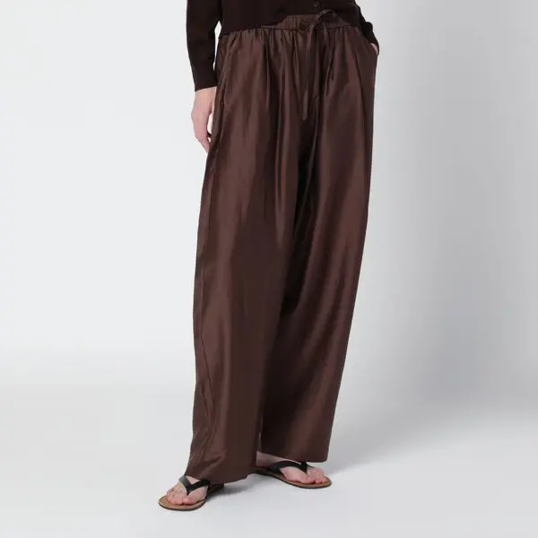 CORDERA Maxi Trousers In Lyocell Blend