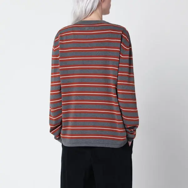 CORDERA Oversized Striped Organic Cotton Sweater