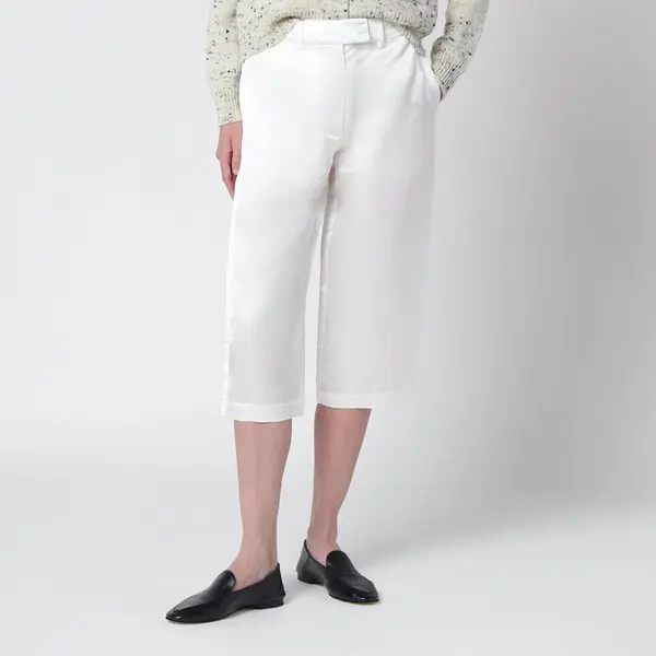 CORDERA Linen-blend Satin Bermuda Shorts