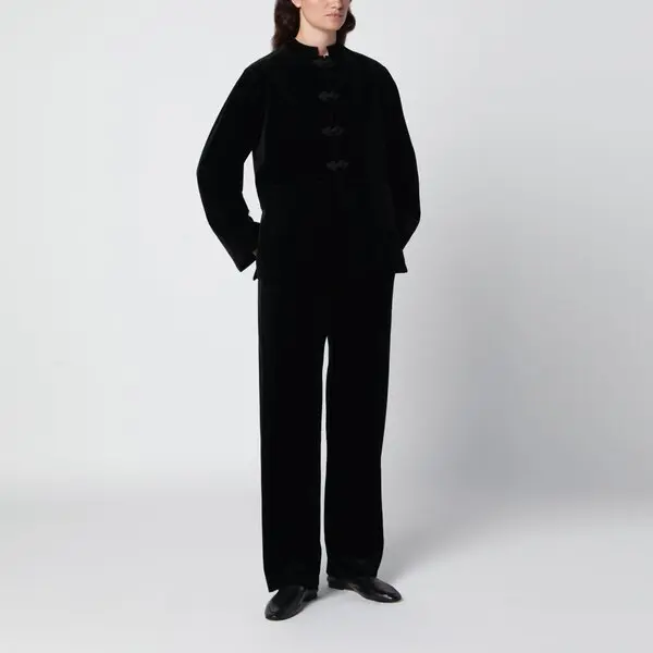 RÓHE Velvet Jacket With Pankou Fastening