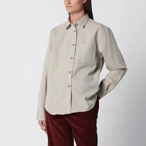 RÓHE Butter-coloured Wool And Silk Shirt - Beige