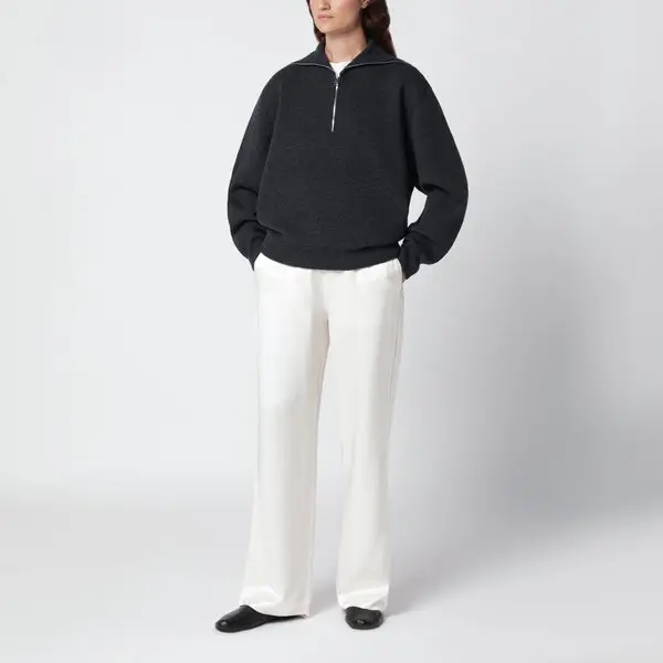 RÓHE Charcoal Wool And Cashmere Pullover