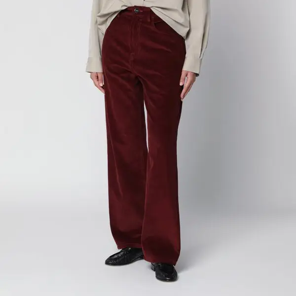RÓHE Burgundy Corduroy Trousers