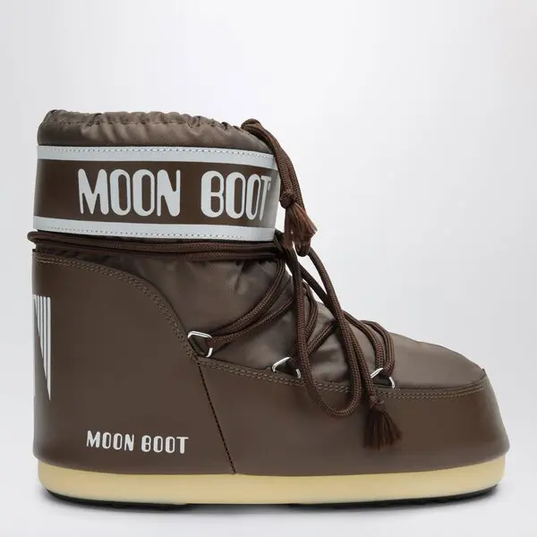 Moon Boot Icon Low Boot In Cocoa Nylon - Brown