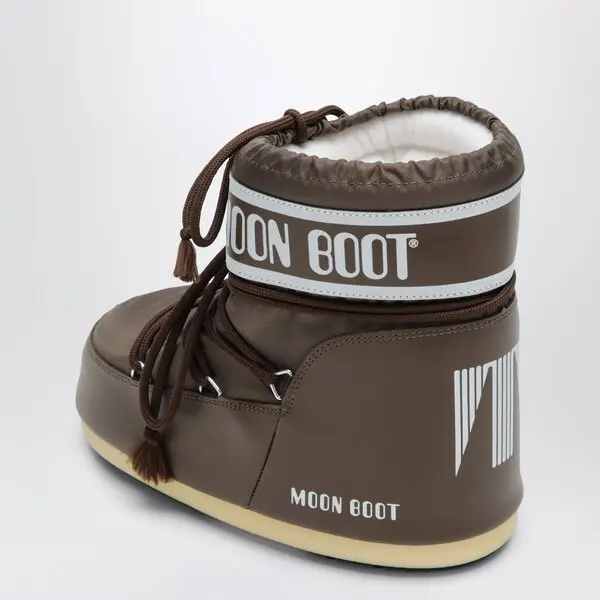 Moon Boot Icon Low Boot In Cocoa Nylon