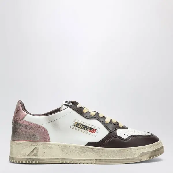 AUTRY Sneakers Medalist Low /hot Fudge/peony - White