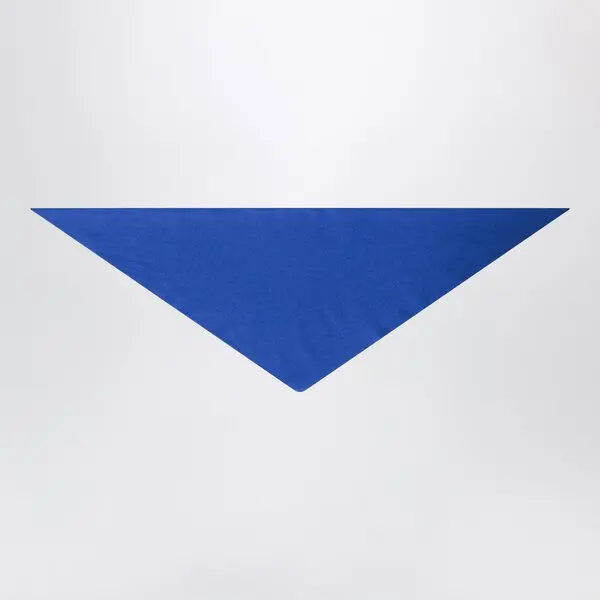 LE BONNET Bandana In Wool And Caregora In Royal Azure