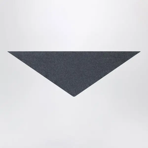 LE BONNET Bandana In Wool And Caregora In Slate