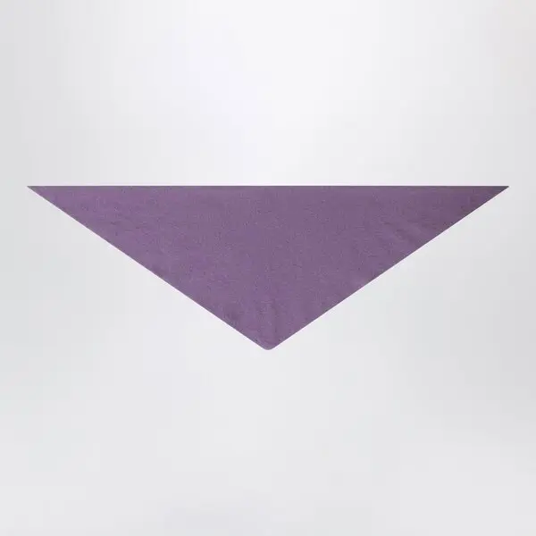 LE BONNET Bandana In Wool And Caregora In Lavender
