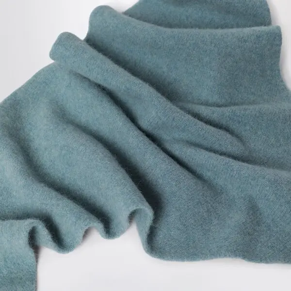 LE BONNET Bandana In Wool And Caregora In Basil