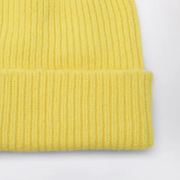 LE BONNET Beanie In Wool And Caregora In Acid