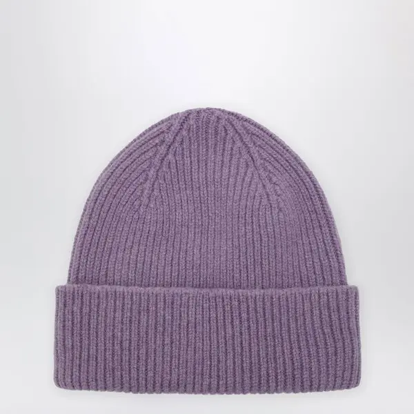 LE BONNET Beanie In Wool And Caregora In Lavender