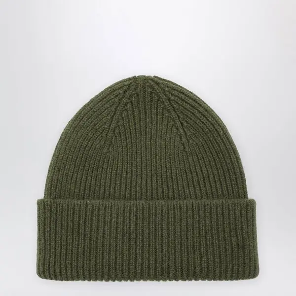 LE BONNET Beanie In Wool And Caregora In Jungle