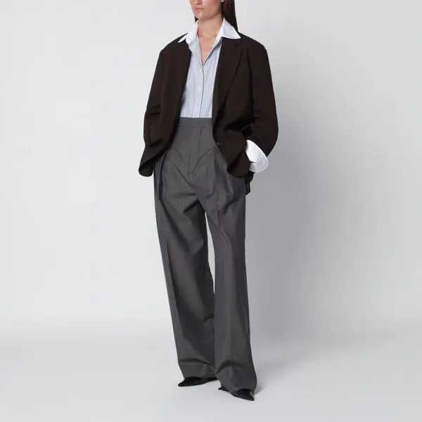 THE FRANKIE SHOP Bea Dark Single-breasted Jacket