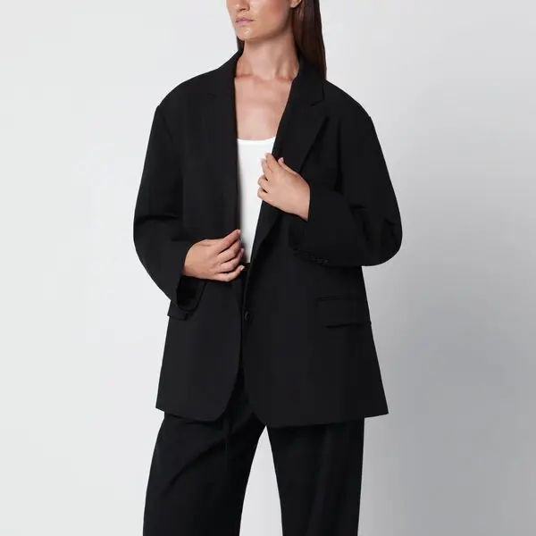 THE FRANKIE SHOP Bea Single-breasted Jacket - Black