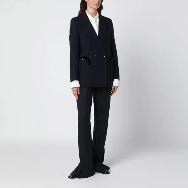 BLAZÉ MILANO Resolute Everyday Blazer In Navy Wool
