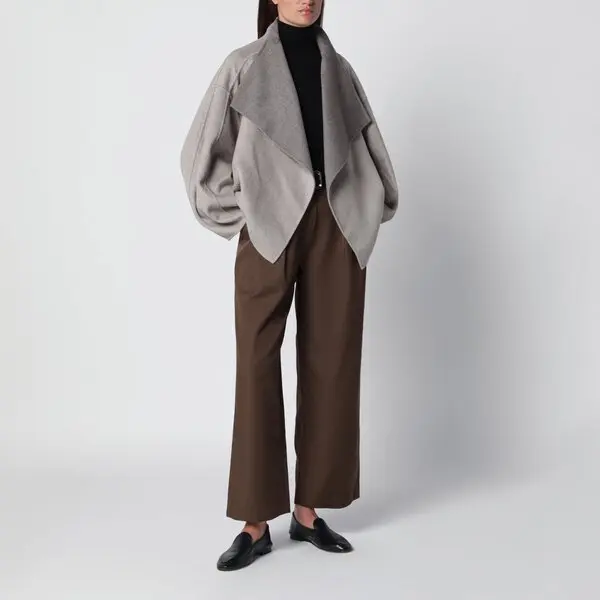 THE FRANKIE SHOP Onelle Short Wool-blend Coat